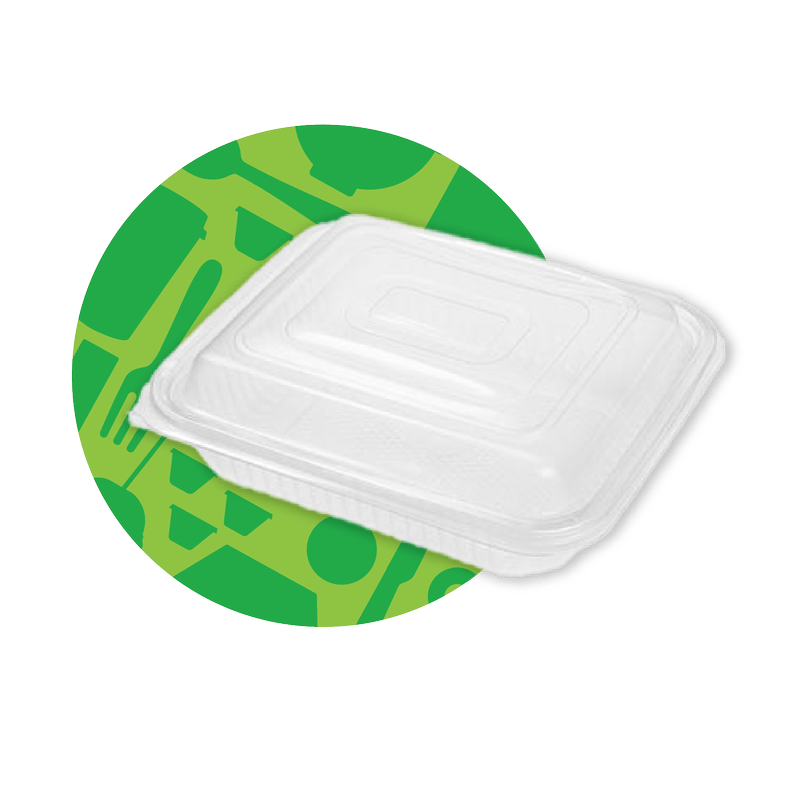 Estuche Plástico 146 con 3 divisiones x100 - Food Packaging